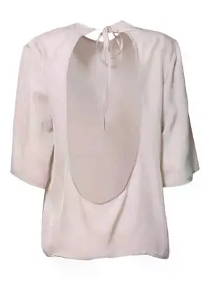 COVERT Open-back Blouse - Pink