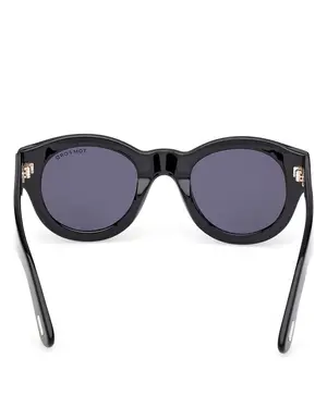 TOM FORD Round Sunglasses, 48mm