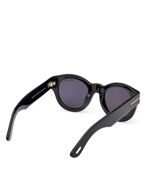 TOM FORD Round Sunglasses, 48mm