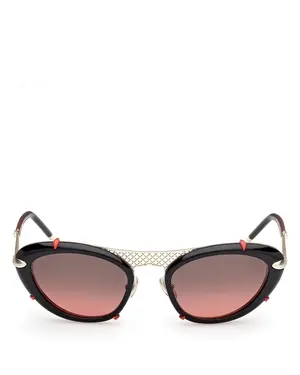 CHRISTIAN LOUBOUTIN Oval Sunglasses, 54mm