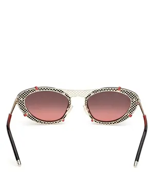 CHRISTIAN LOUBOUTIN Oval Sunglasses, 54mm