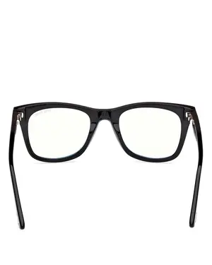 TOM FORD Eyeglasses With Clip-on Sunglasses, 50mm - Black