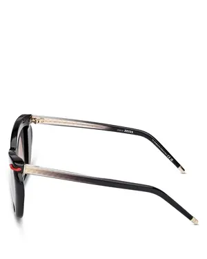 CHRISTIAN LOUBOUTIN Geometric Sunglasses - Black/smoke Gradient