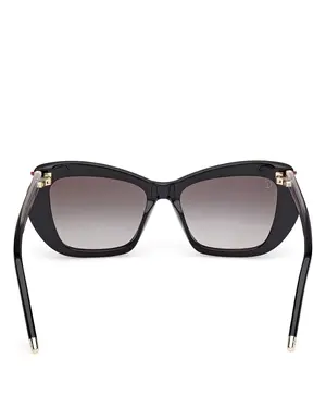 CHRISTIAN LOUBOUTIN Geometric Sunglasses - Black/smoke Gradient