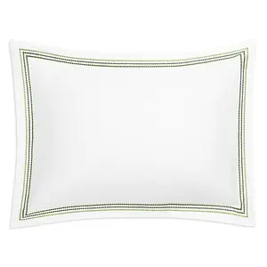 MATOUK Amara Triple Pearl Standard Sham - Palm Green