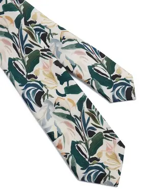 Ted Baker London Botanical Floral Classic Neck Tie