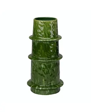 JAMIE YOUNG CO. Saturn Ceramic Decorative Large Vase - Green