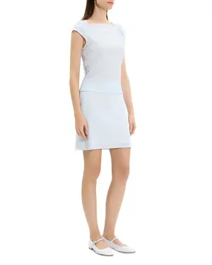 Theory Draped Cap-sleeve Top