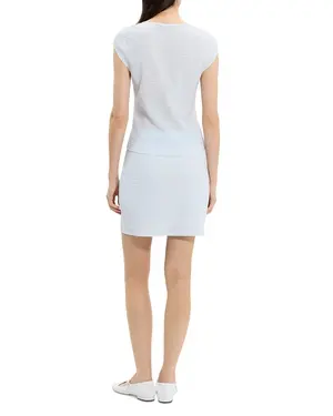 Theory Draped Cap-sleeve Top