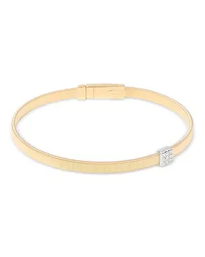 Marco Bicego 18k Gold And Diamond Masai Bracelet - White/gold