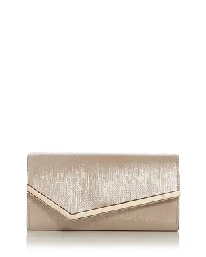 Jimmy Choo Gold Tone Clutches