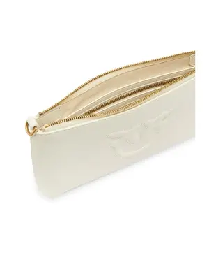 Pinko Mini Leather Wristlet