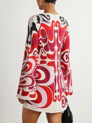 La DoubleJ Icon Supremes Printed Mini Dress