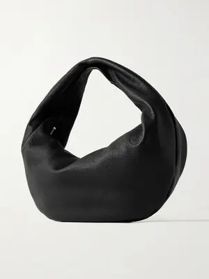 Khaite Olivia Sport Medium Leather Shoulder Bag - Black