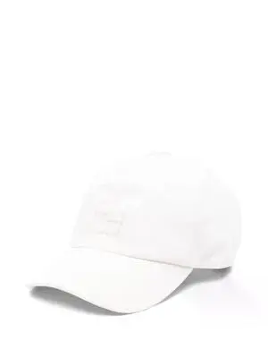 Fendi Embroidered Logo Cap - Neutrals