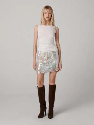 Diane Von Furstenberg Linsina Sequin Mini Skirt