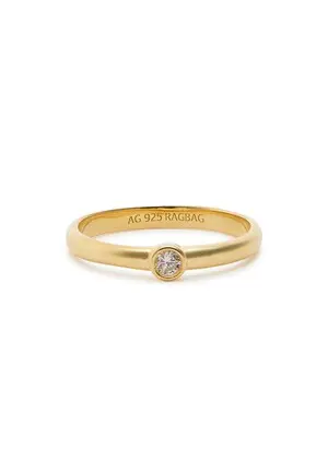RAGBAG Odile Mini 18kt-plated Ring - Gold