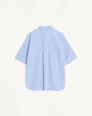 Valentino Garavani Oxford Cotton Polo Shirt