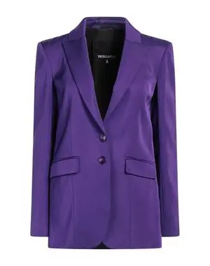 Patrizia Pepe Blazer In Viscose And Polyester - Purple