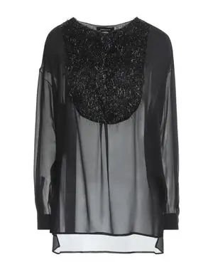 Fabiana Filippi Top In Silk, Viscose, Metallic Polyester, And Polyamide