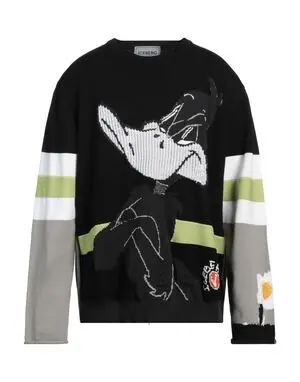 Iceberg Multicolor Intarsia-knit Crewneck Sweater