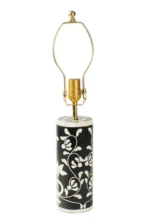 MELA ARTISANS Vines Table Lampblack - Floral