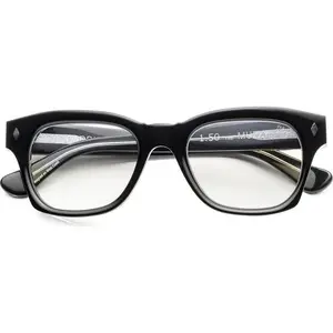 CADDIS Muzzy Reading Glasses By Caddis Gloss Black And Vodka