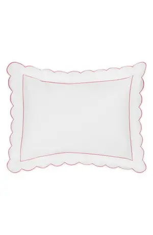 MATOUK Butterfield 500 Thread Count Cotton Percale Sham - Azalea
