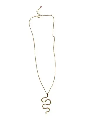 ALBISIA Gold-filled Serpent Pendant Necklace