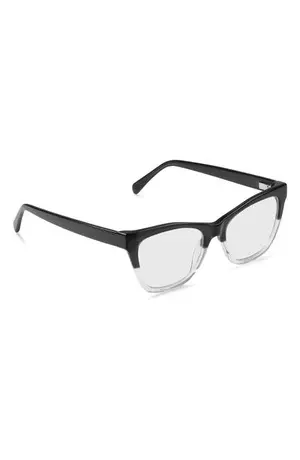 Eyebobs Kitten Around 50mm Cat Eye Reading Glasses - Black/ Crystal Fade
