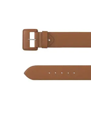 VAINCOURT PARIS La Merveilleuse Leather Waist Belt - Camel
