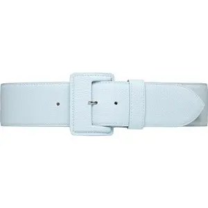 VAINCOURT PARIS La Merveilleuse Leather Waist Belt - Sky