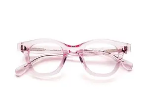 CADDIS Wabi Sabi Reading Glasses - Polished Clear Pink