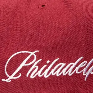 Mitchell & Ness X Just Don Philadelphia Phillies Mlb Lux Script Snapback Hat