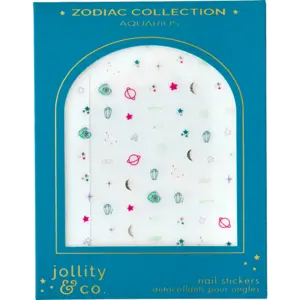 JOLLITY & CO Zodiac Nail Stickers - Aquarius