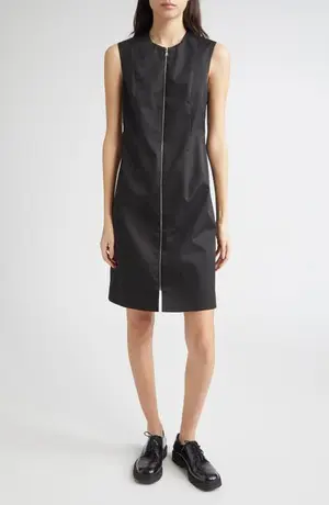 Partow Brooke Sleeveless Zip-up Dress