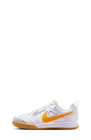 Nike Gato Soccer Sneaker - White/ Gold/ Gum Yellow