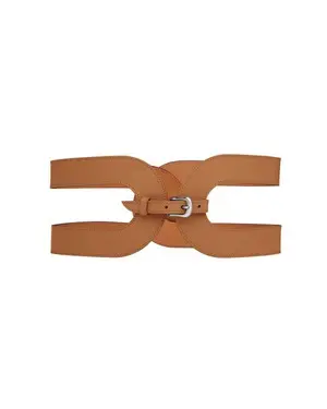 VAINCOURT PARIS La Délicieuse Leather Corset Belt - Camel