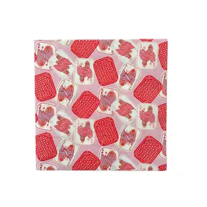 JOLLITY & CO Queens Four Of A Kind Patterned Large Napkins - Assorted Pre-pack