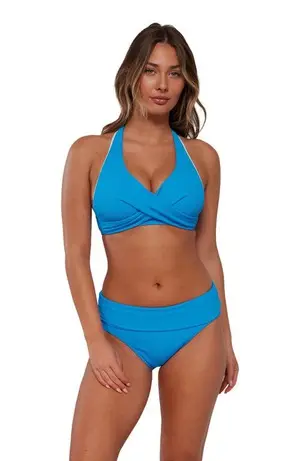 PACIFICA BY SUNSETS Mirabella D Cup Bikini Top - Blueberry