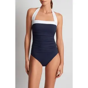 Ralph Lauren Halter One-piece Swimsuit - Dark Navy