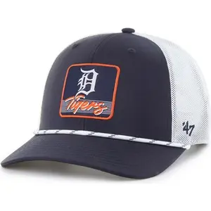 '47 Detroit Tigers Scratch Adjustable Trucker Hat - Navy