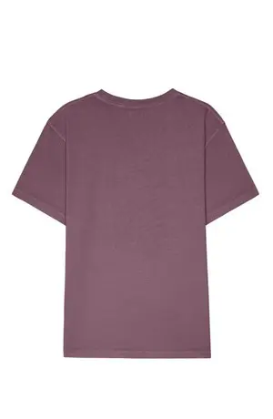 DALIX Lil Smile Midweight Garment Dye Tee - Plum