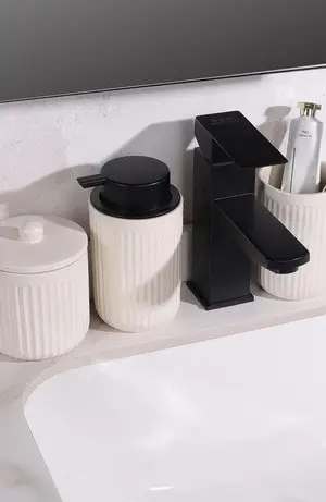 BOSILUNLIFE Pockmark Foaming Bathroom Set Recycled Eco-clay
