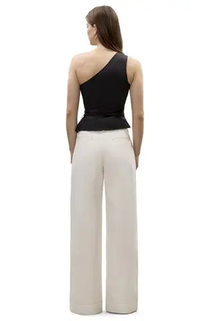 Rebecca Taylor Isla Poplin Top - Black