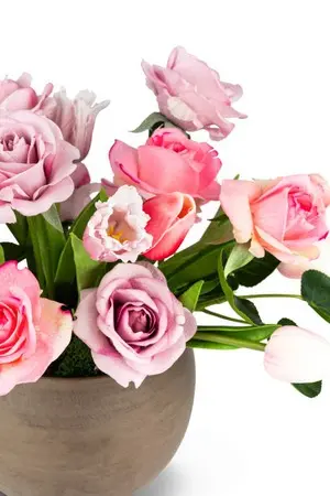 COCOBELLA Harlow Realtouch Rose And Tulip Arrangement