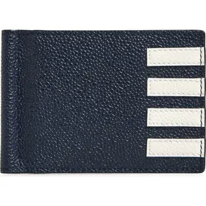 Thom Browne 4-bar Leather Bifold Wallet