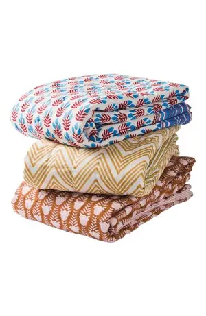 MELA ARTISANS Sundown Cotton Handcrafted Throw