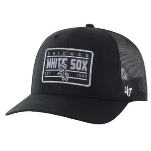 '47 Chicago White Sox Hardline Trucker Adjustable Hat - Black