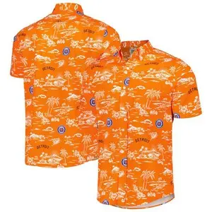 Reyn Spooner Detroit Tigers Kekai Button-down Shirt - Orange